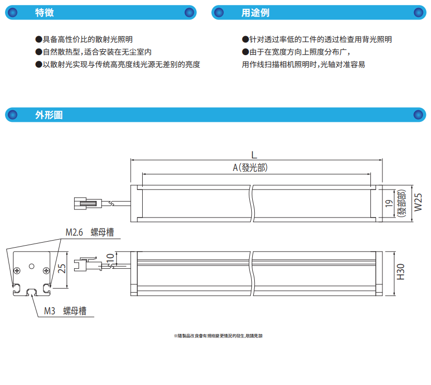 AITEC艾泰克LLK80NW小型高亮度直线照明 - 株式会社AitecSystem艾泰克视觉检测LED光源UVLED照射器代理店官网